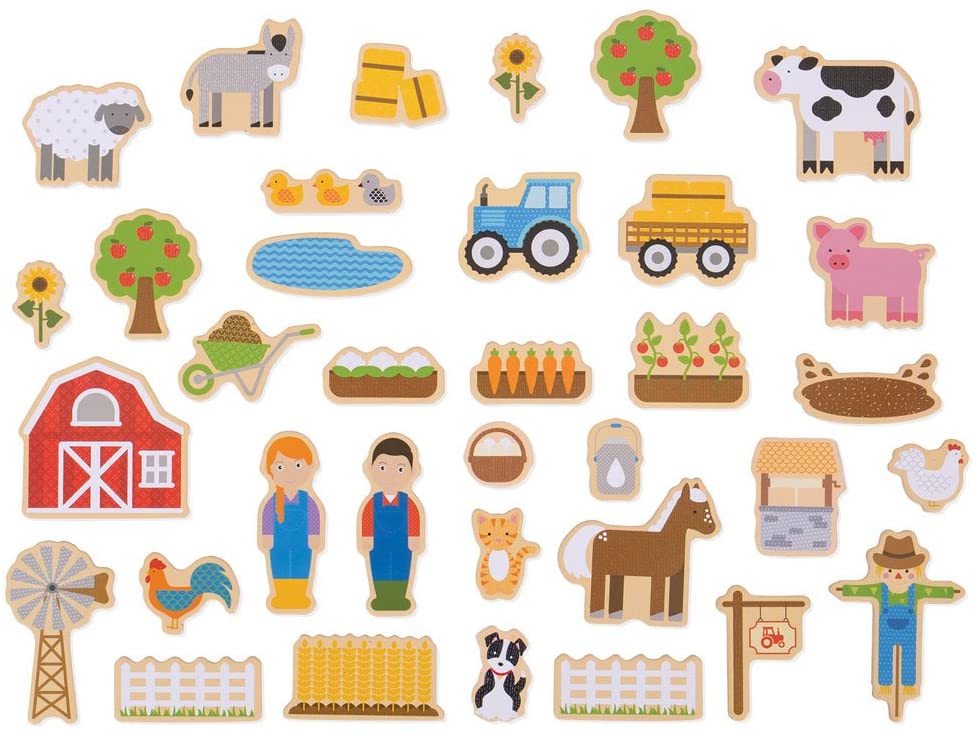 Wooden Farm Magnets | SMALL UK BUSINESS