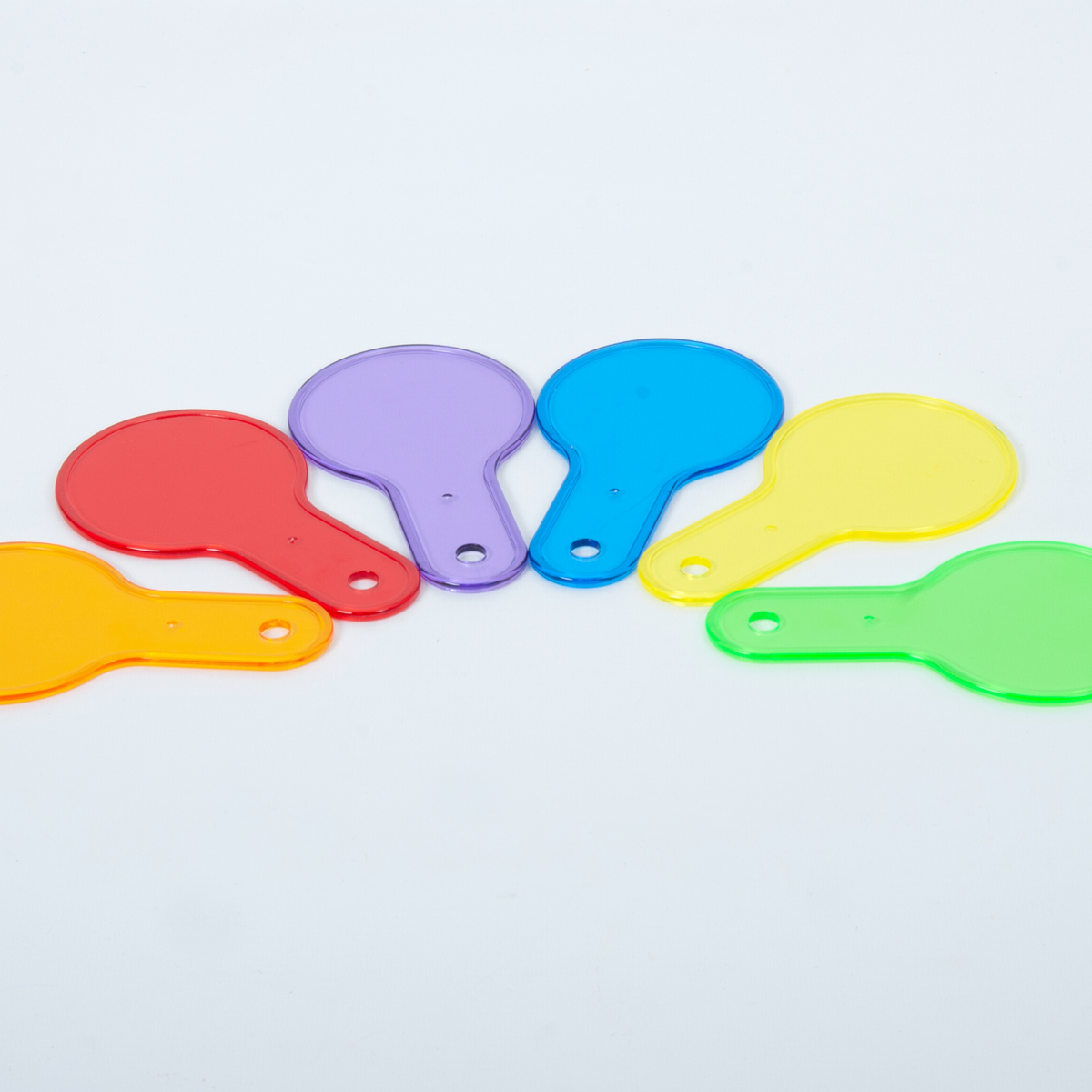 TickIt Translucent Colour Paddle Set - 6pk
