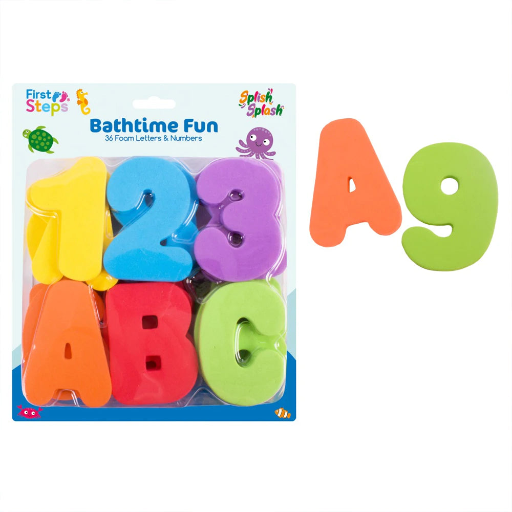 Bath Foam Letters & Numbers